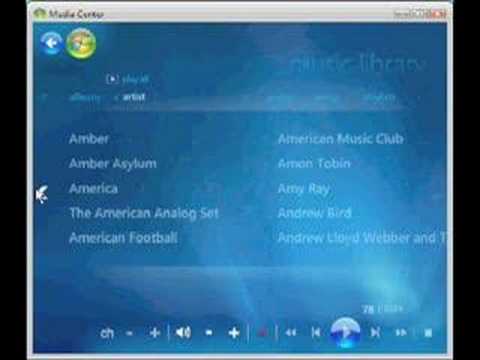 Windows Vista Beta Media Center Youtube