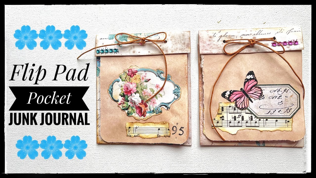 Flip Pad Pocket Junk Journal Youtube