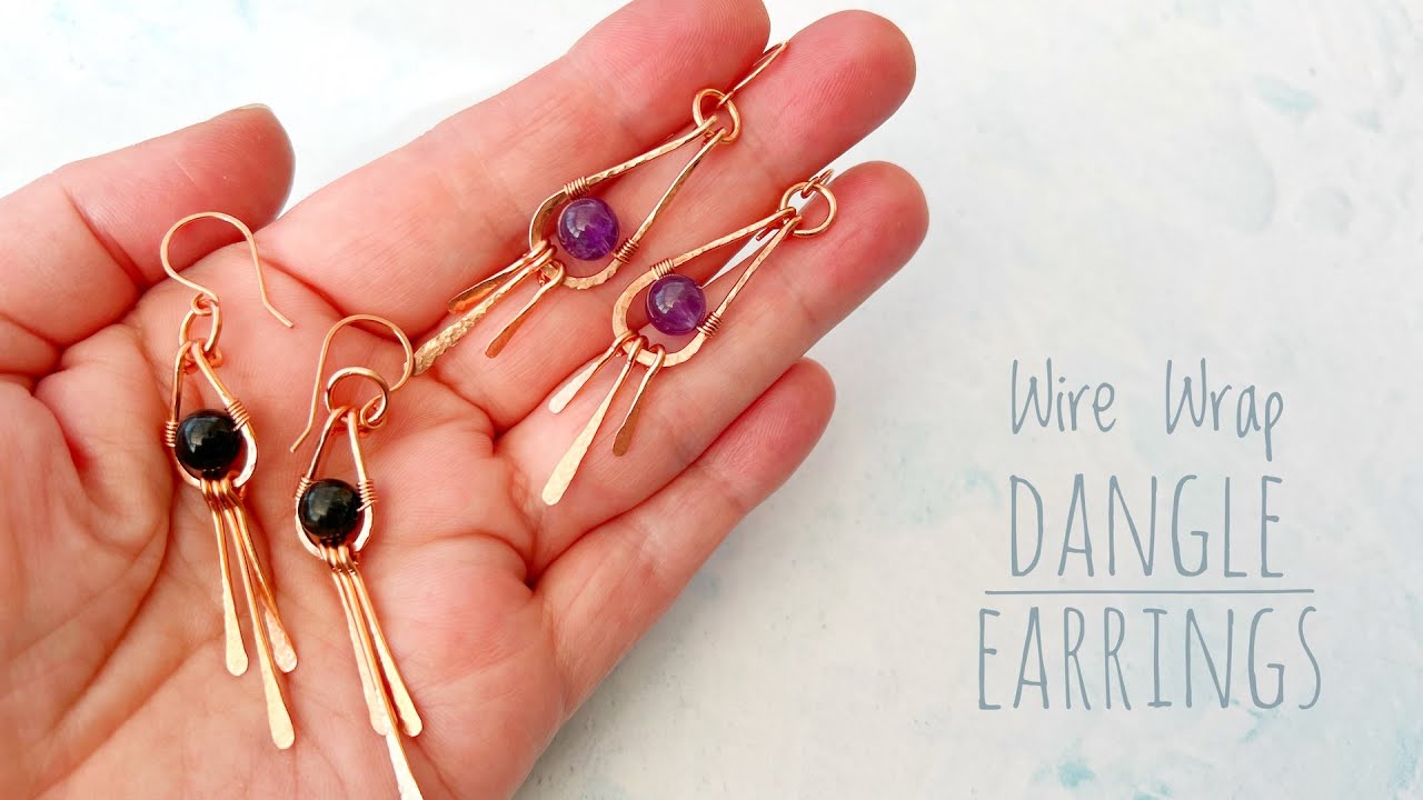Diy Wire Earrings Easy Wire Jewelry For Beginners Handmade Jewelry
