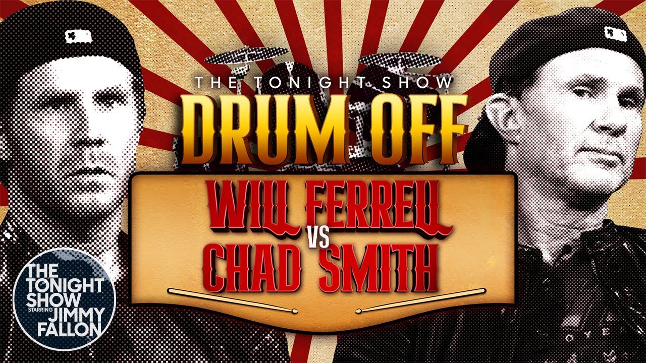 Will Ferrell Drum Off With Chad Smith Ins