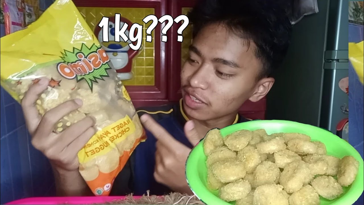 Mukbang Nugget Ayam Goreng Crispy 1kg Youtube