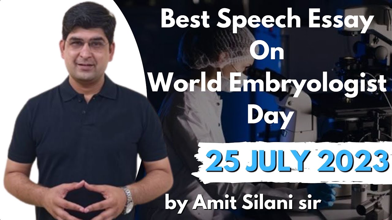 Happy World Embryologist Day Best Speech By Amit Silani Sir Youtube