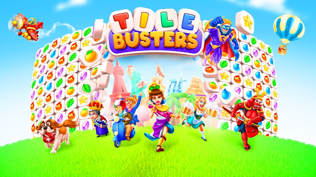 Tile Busters Gameplay Ios Android Puzzle Game Youtube