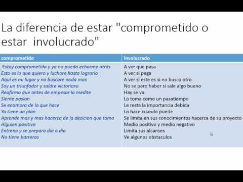 Comprometido O Involucrado Youtube