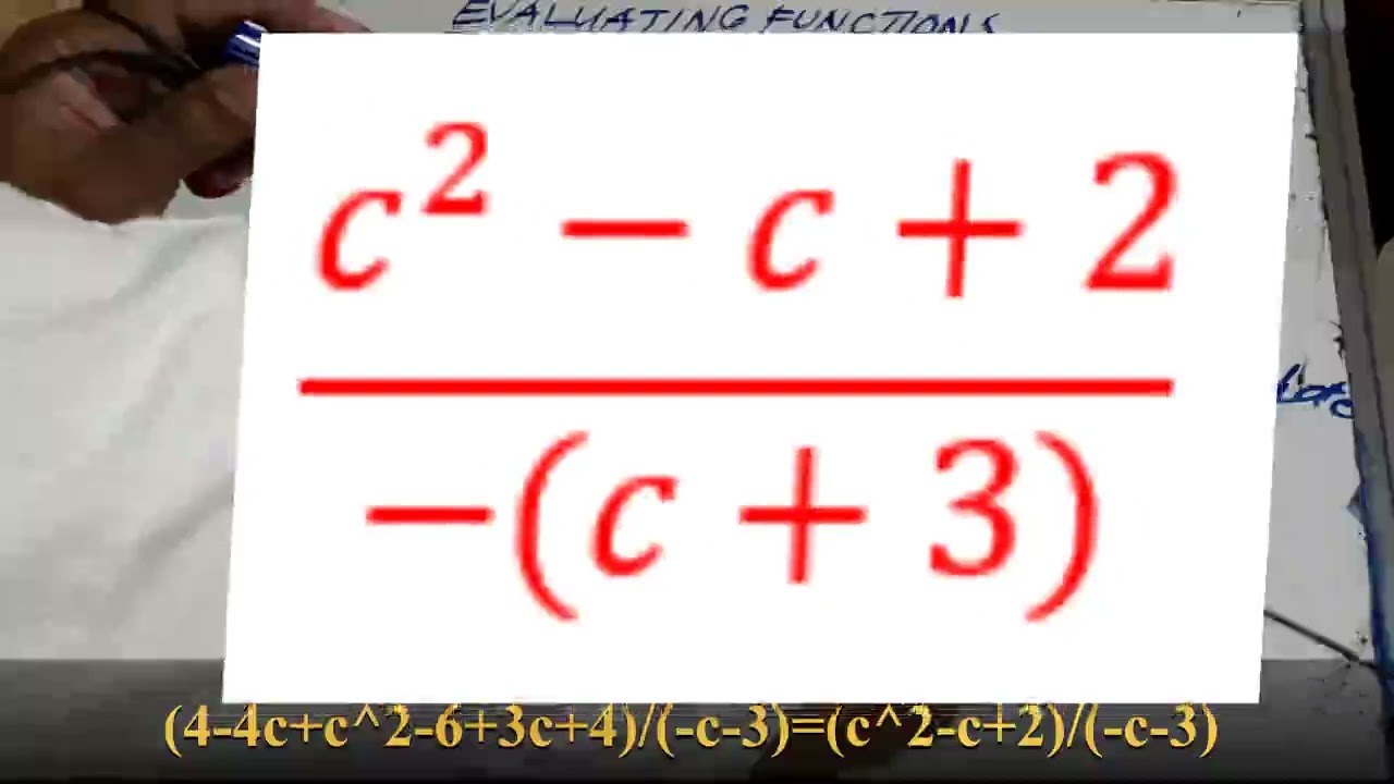Evaluating Functions Examples