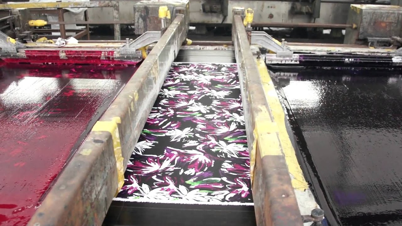 Printed Fabric Production Youtube
