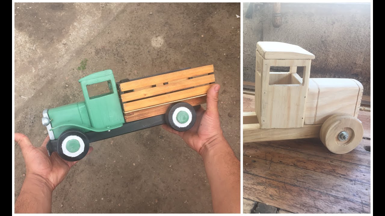 Juguete Artesanal Camión De Madera Handmade Wooden Truck Toy Youtube