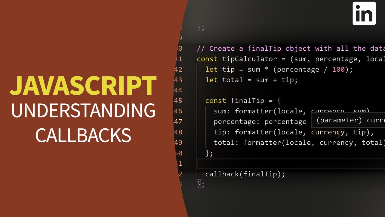 Javascript Tutorial Understanding Callbacks Youtube