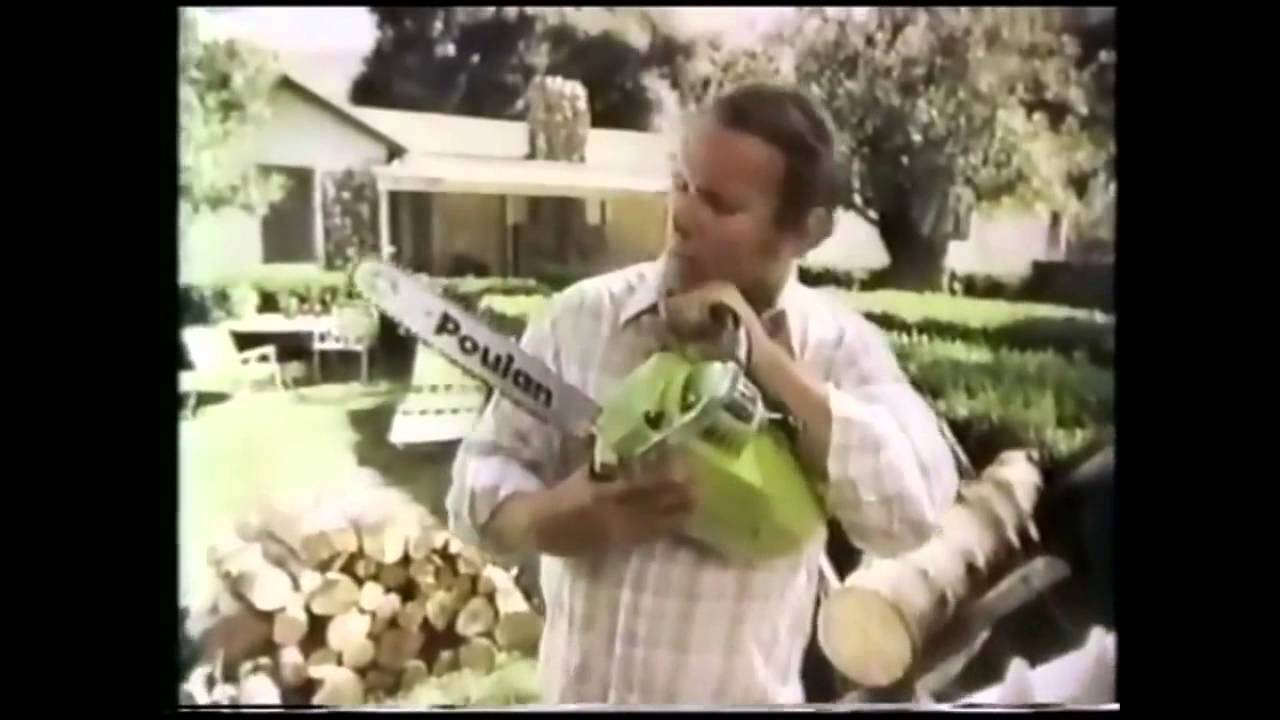 Poulan Chainsaw Commercial 1978 Youtube