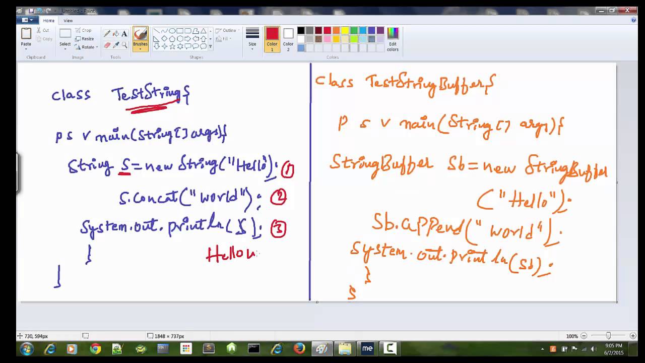 String Vs Stringbuffer Immutable Vs Mutable Youtube