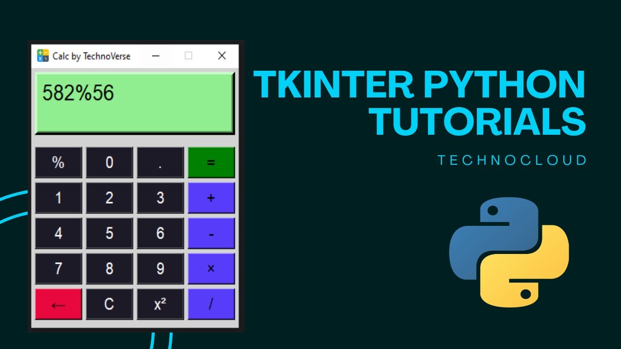 A Simple Calculator Gui Using Tkinter In Python Part I Python Tkinter