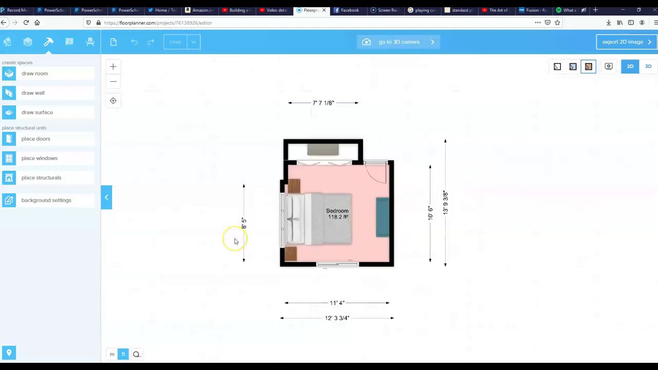 Adding Two Rooms To Your Floorplan On Floorplanner Youtube