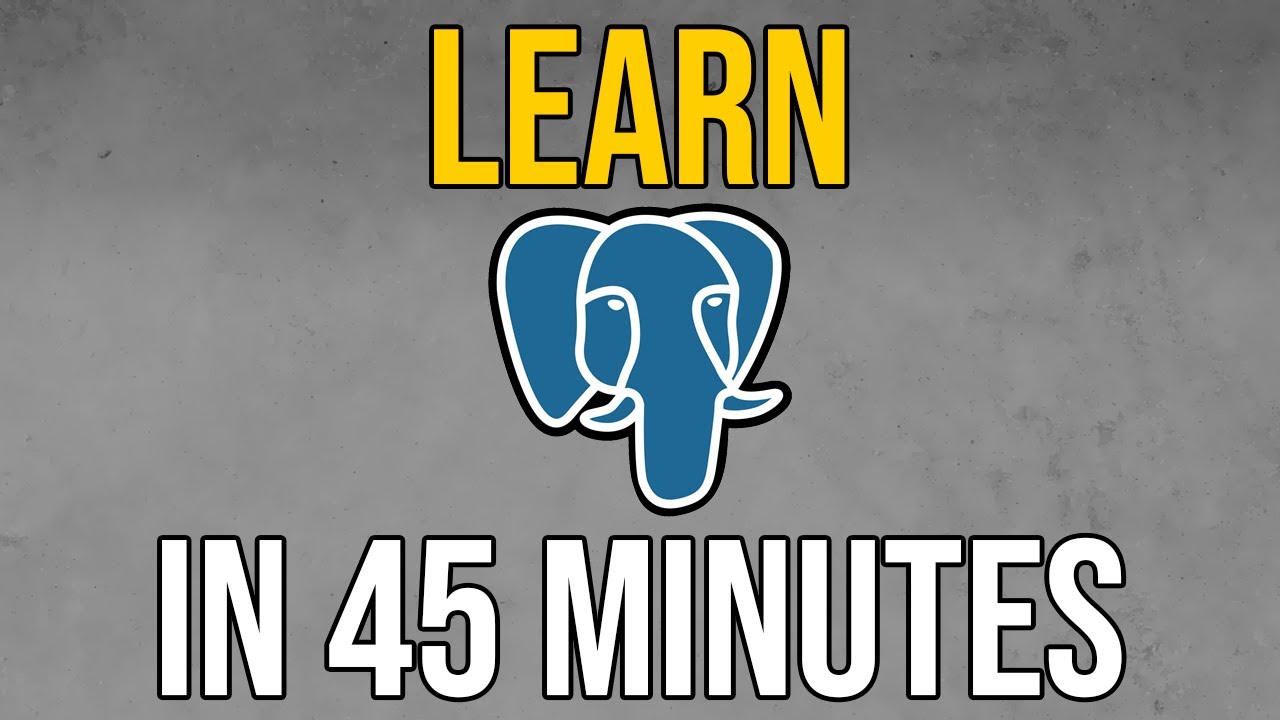 Postgresql Crash Course Learn Postgresql In 2022 Quadexcel