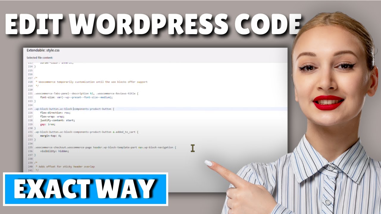 How To Edit Wordpress Code Html Css Php Javascript 2026 Youtube