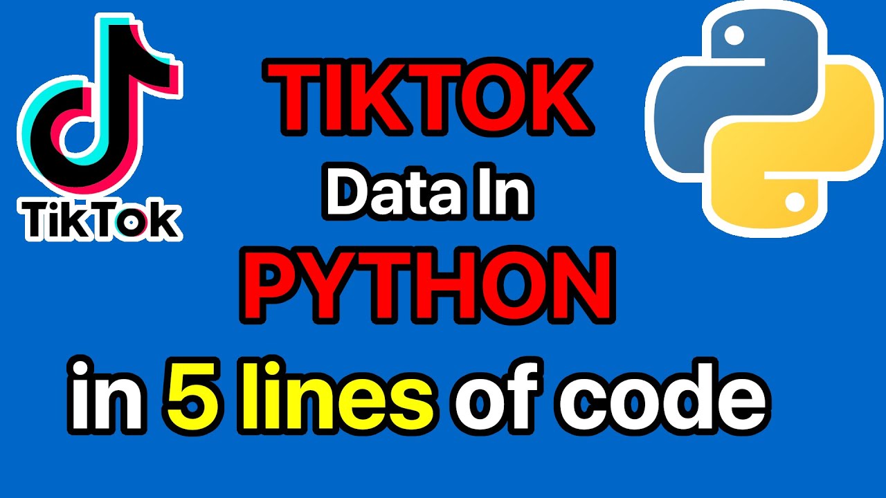 Scrape Tiktok In Python Youtube