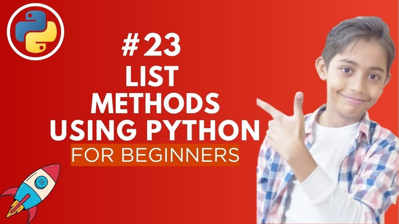 List Method In Python Python Tutorial Day 23 Youtube