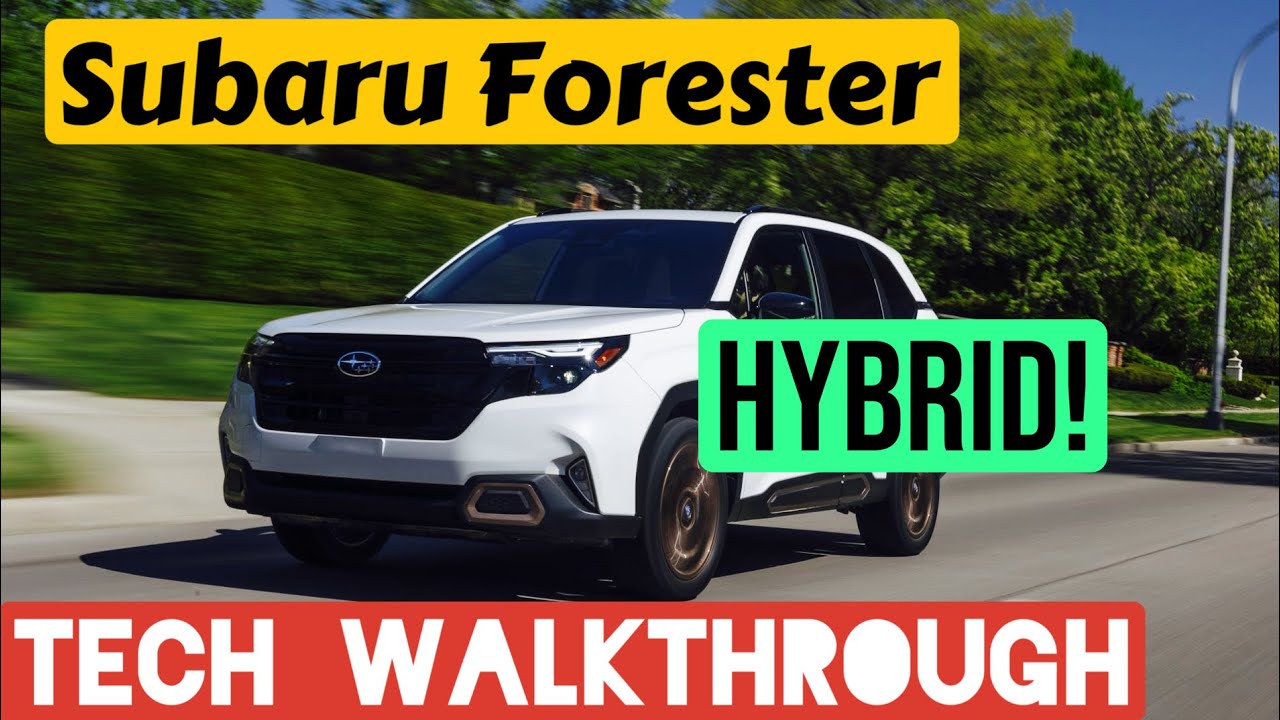 2025 Subaru Forester Hybrid Technology Walkthrough Youtube