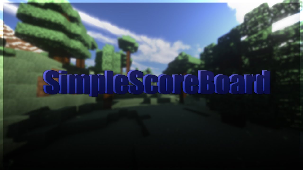 Plugin Simplescoreboard Eigenes Scoreboard Erstellen Youtube
