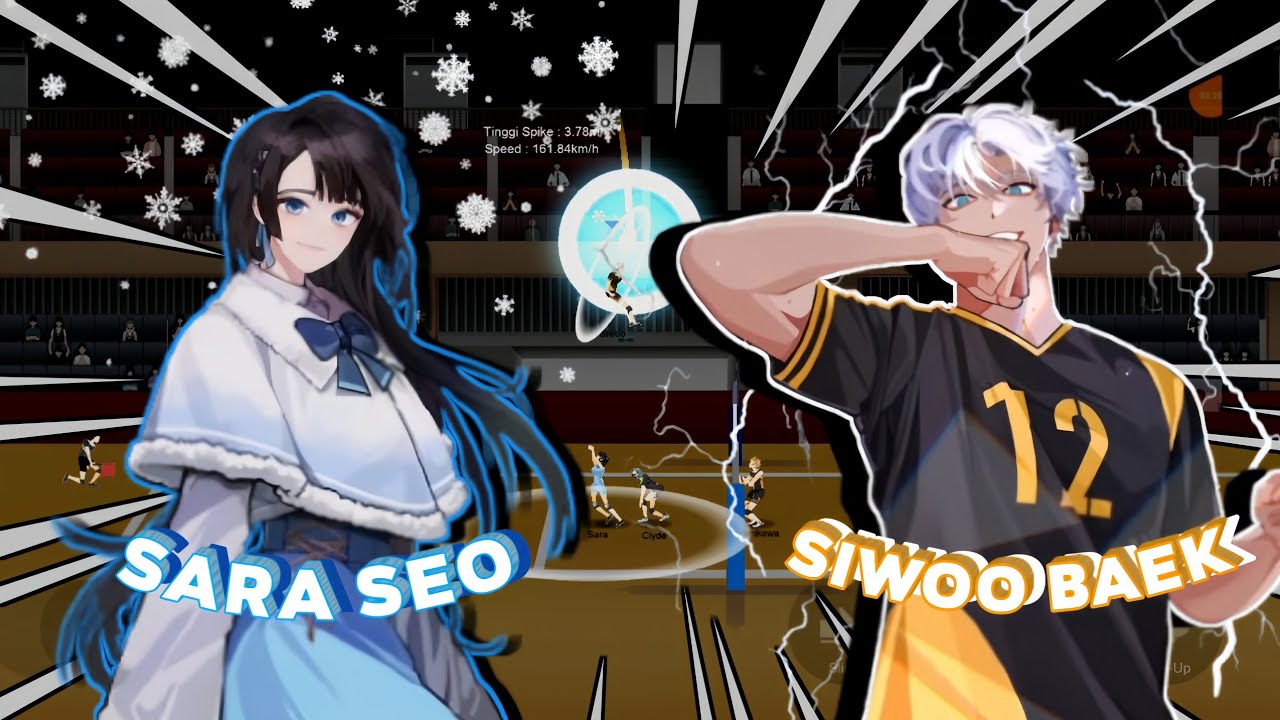 Combo Siwoo Baek X Sara Seo The Spike Vollyball Cross Youtube