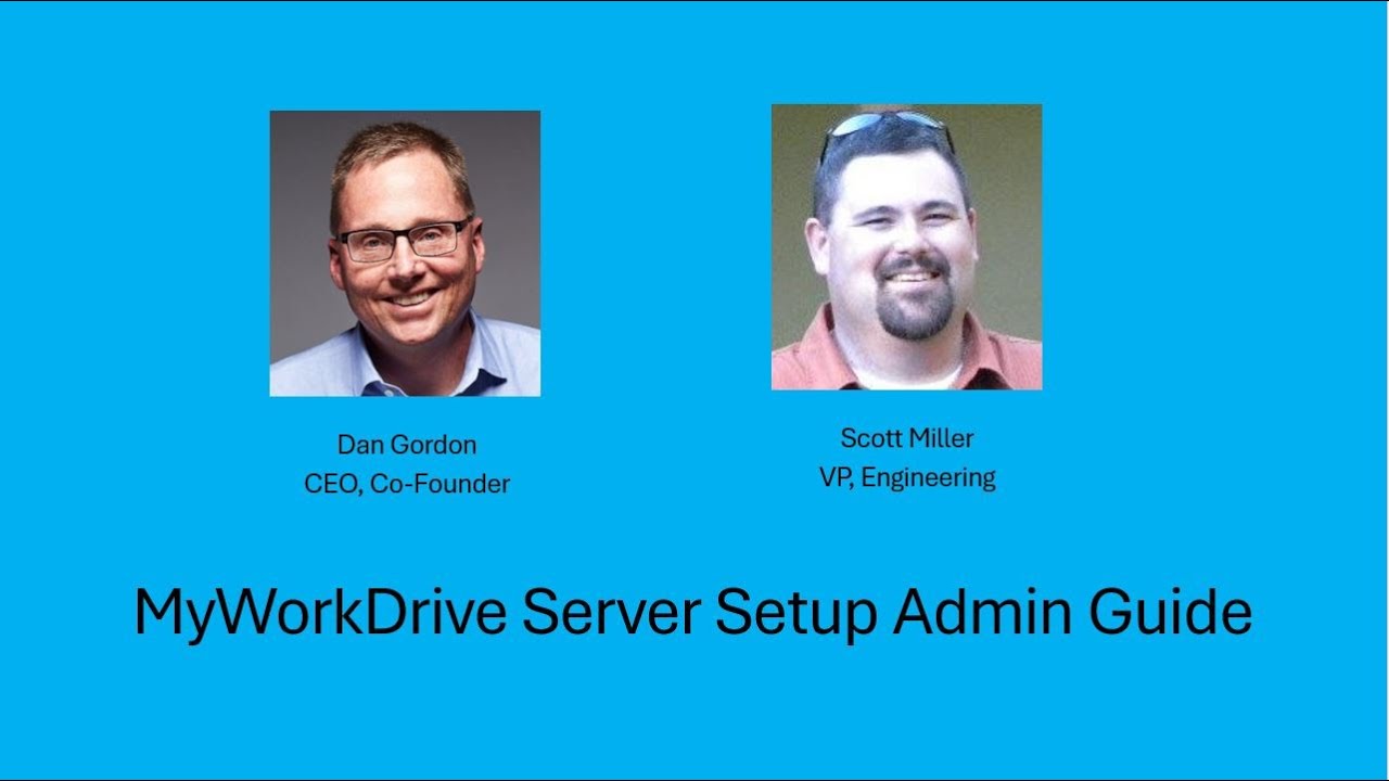 Myworkdrive Version 7 Server Setup Youtube