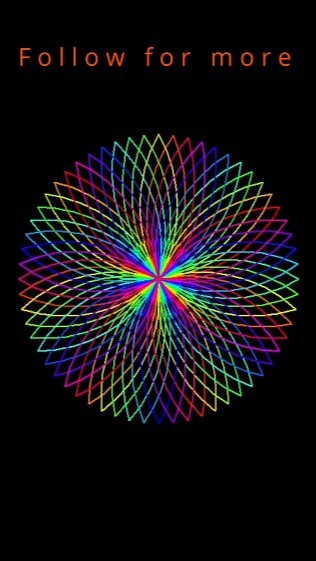 рџњё Colorful Flower Withрџђќ Python Turtle Graphics Shorts Python