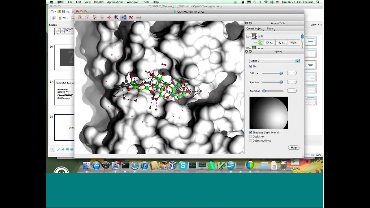 Ccp4 Molecular Graphics Ccp4 Mg Youtube