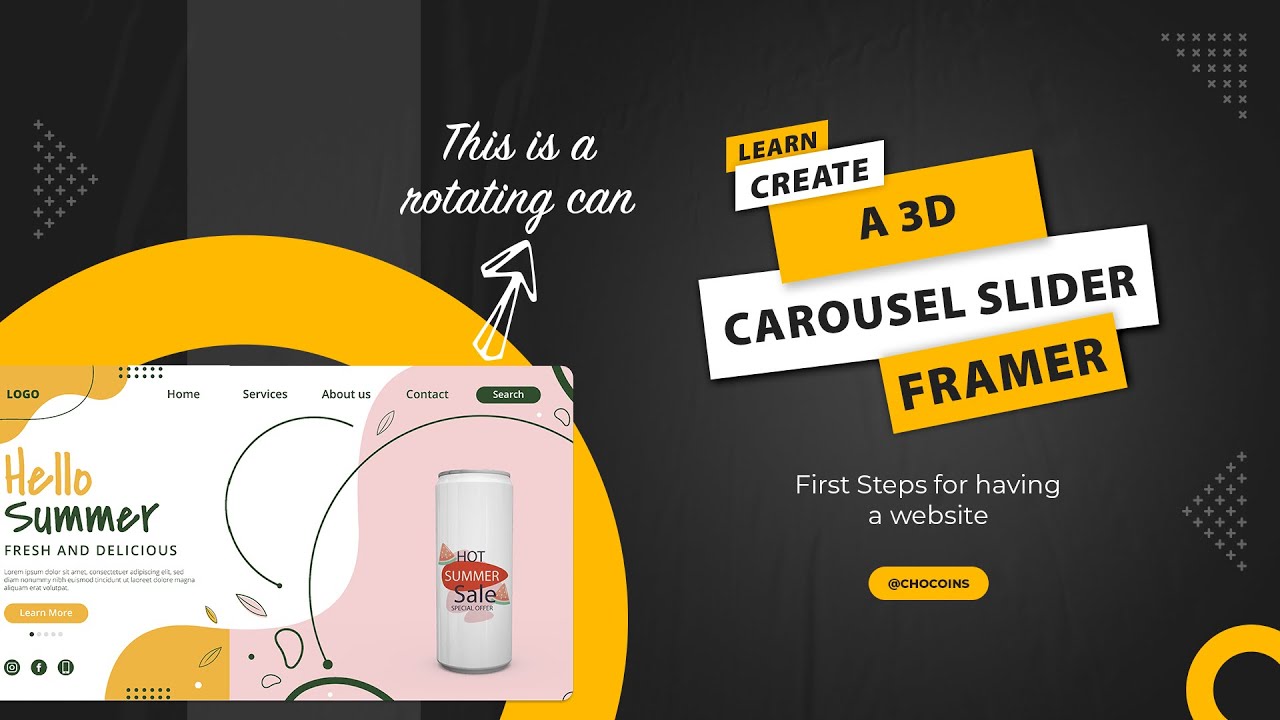 Framer Tutorial 3d Carousel Slider Youtube