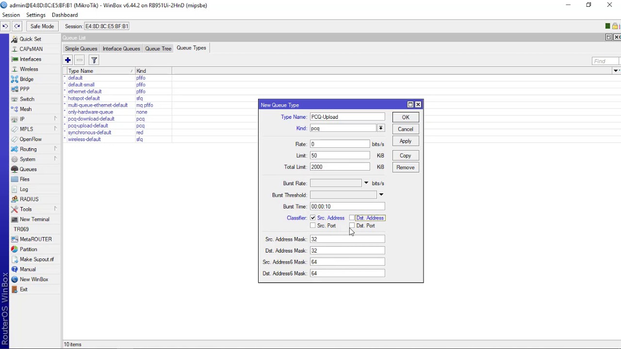 Tutorial Bandwidth Management Simple Queue Dengan Pcq Per Connection