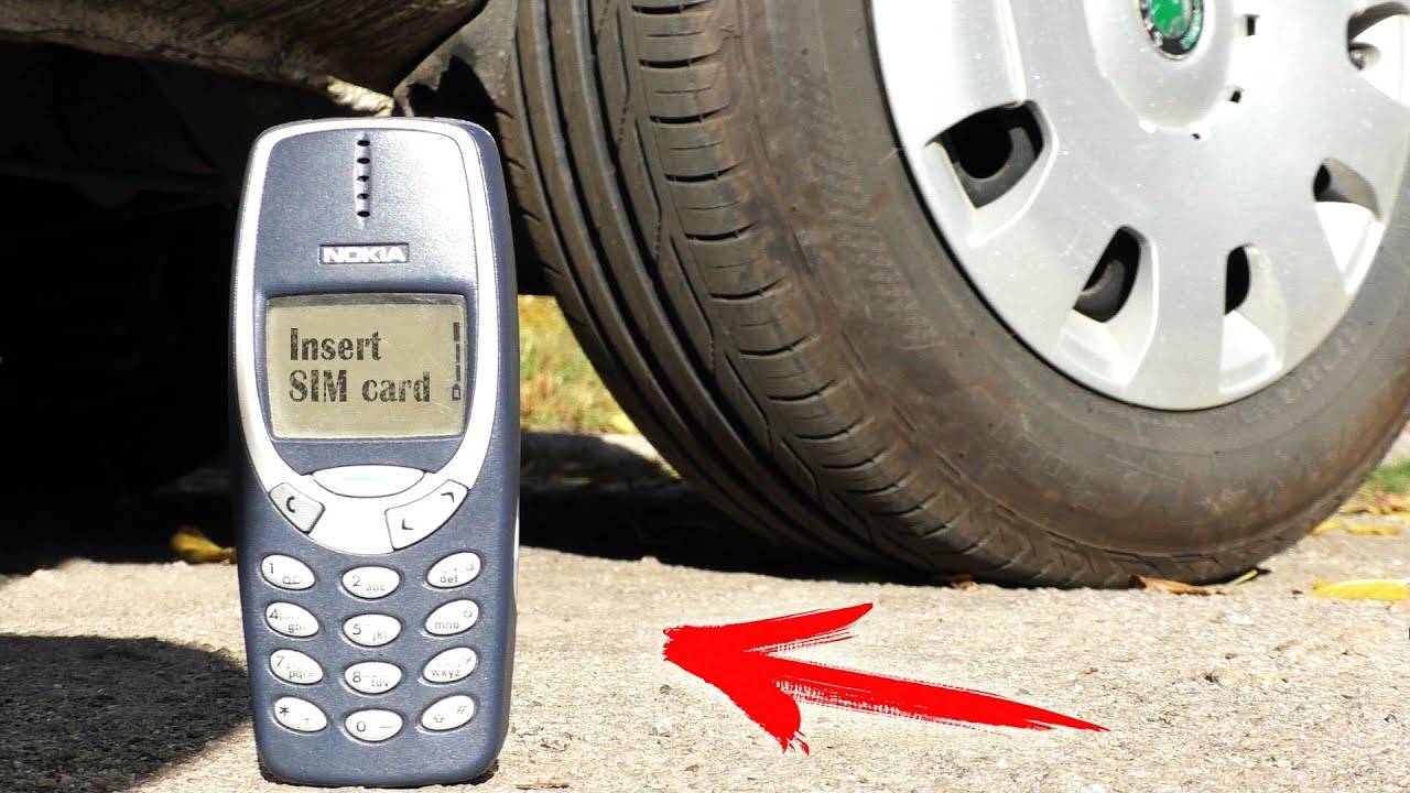 Experiment Car Vs Nokia 3310 Youtube