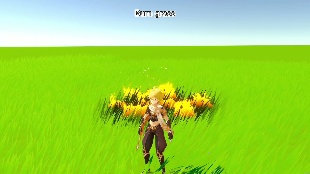 Recreate Genshin Impact Scene Part 2 Grass Interactive Youtube