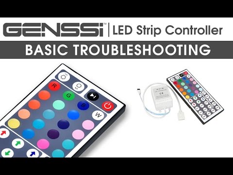 Genssi Rgb Led Strip With 44 Key Ir Remote Control Guide Youtube