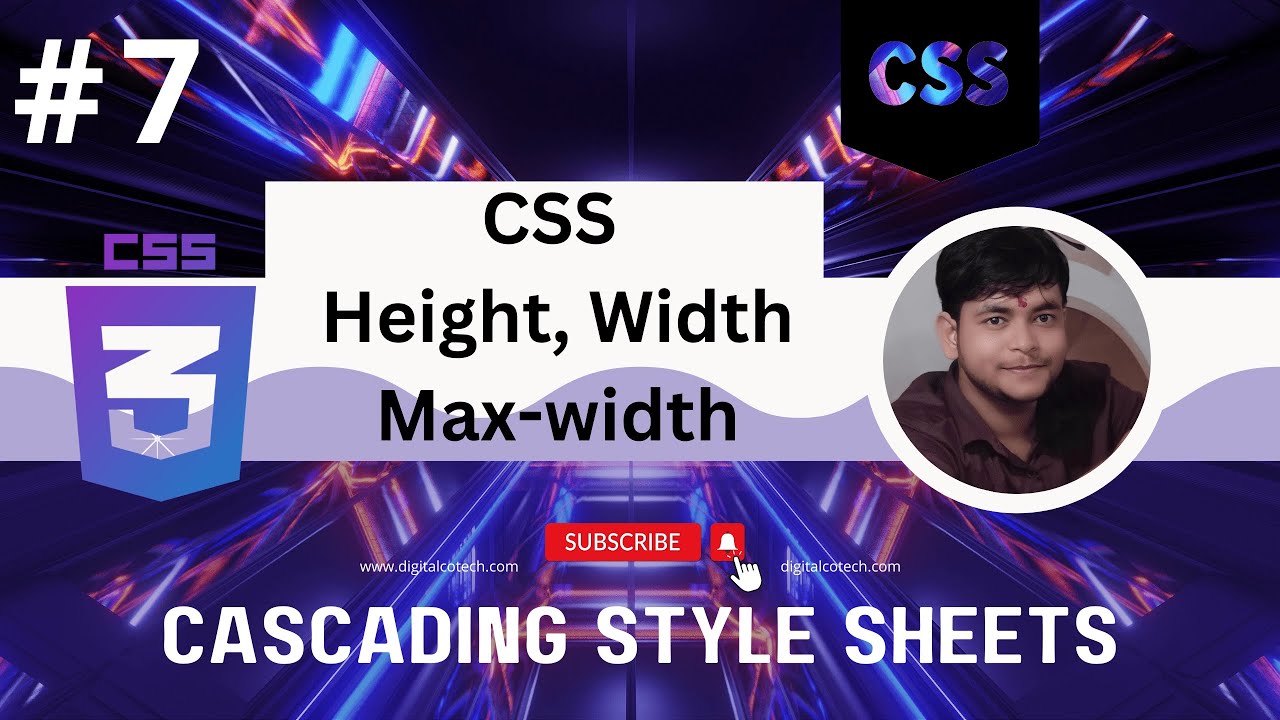 Css Height Width And Max Width Css Tutorial For Beginners In Hindi