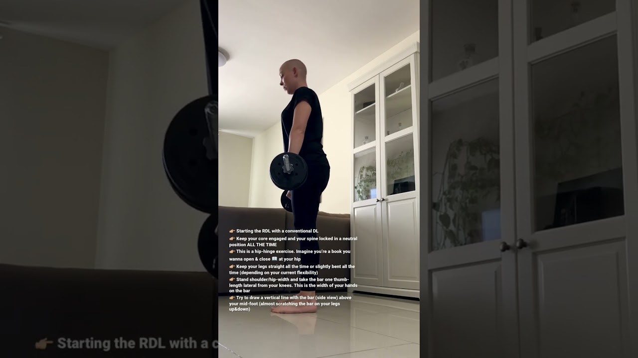 Romanian Deadlift Rdl Barbell Youtube
