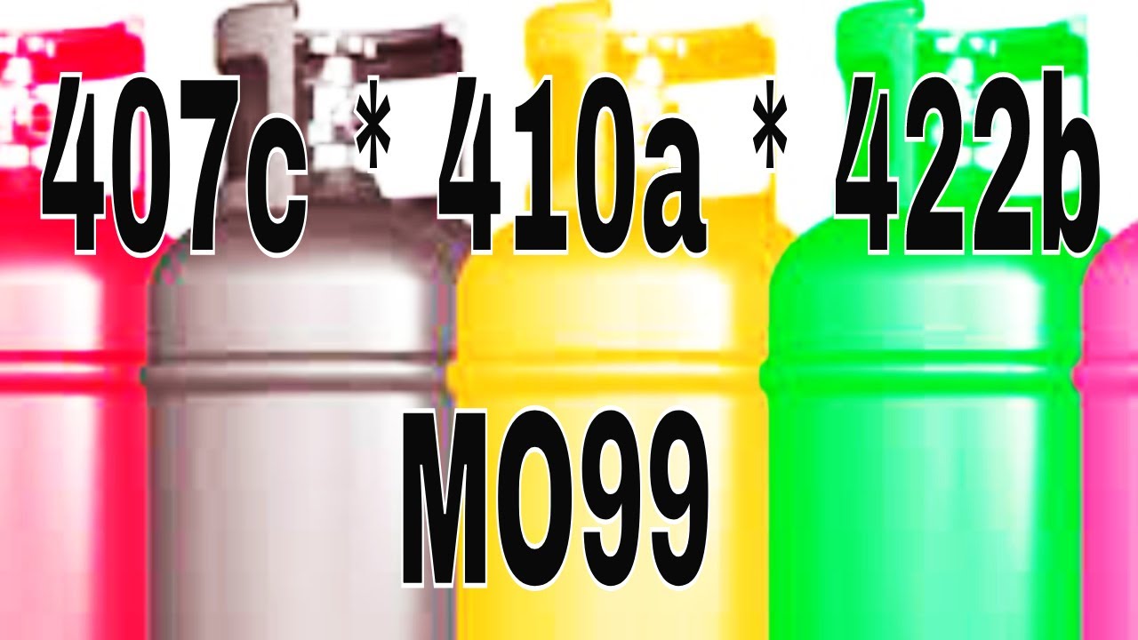 Refrigerant Properties And Charging R410a R407c 422b 438a Mo99