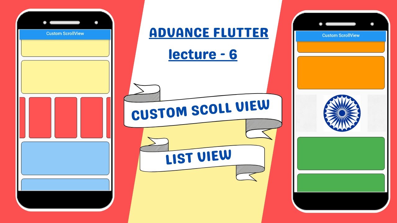 Custom Scroll View Advance Flutter Youtube