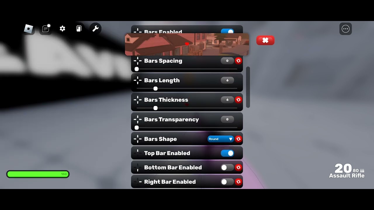 This Is How To Get A Heart Crosshair On Roblox Rivals Youtube