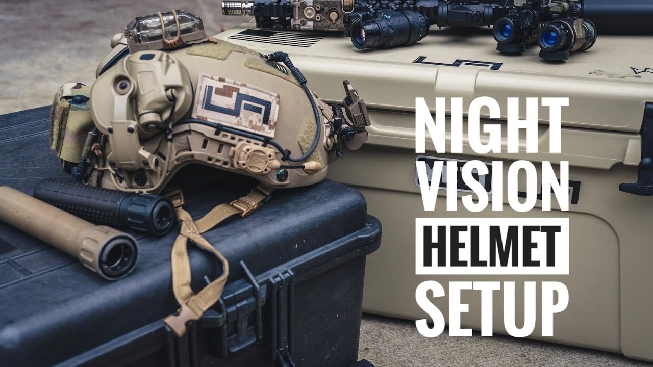 Night Vision Helmet Setup Youtube