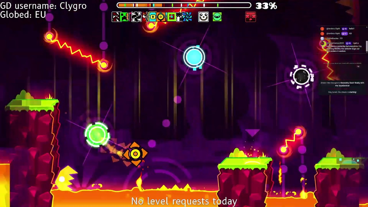 Geometry Dash Finally With The Sayodevice Youtube
